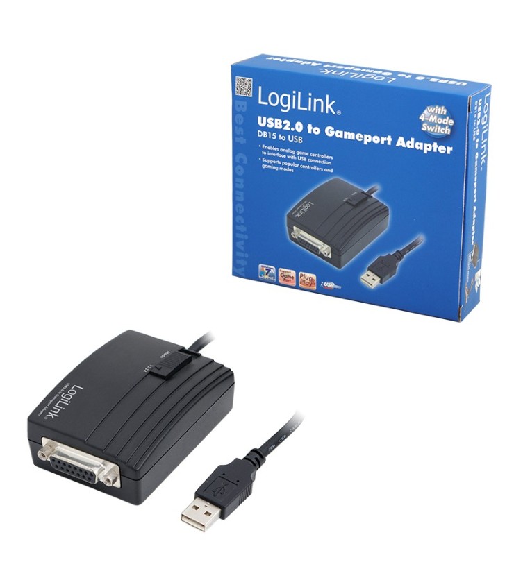 Adaptador Puerto de juegos (DB15) a USB